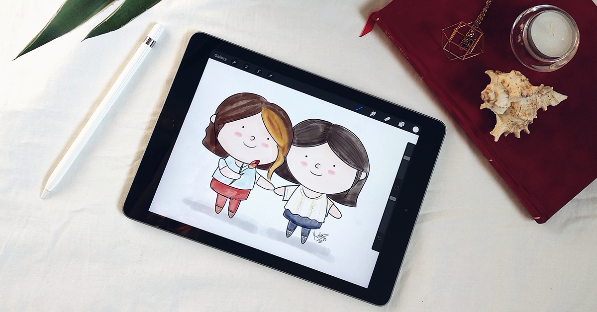 Anyák napi ajándék ötlet - Egyedi portré, illusztráció