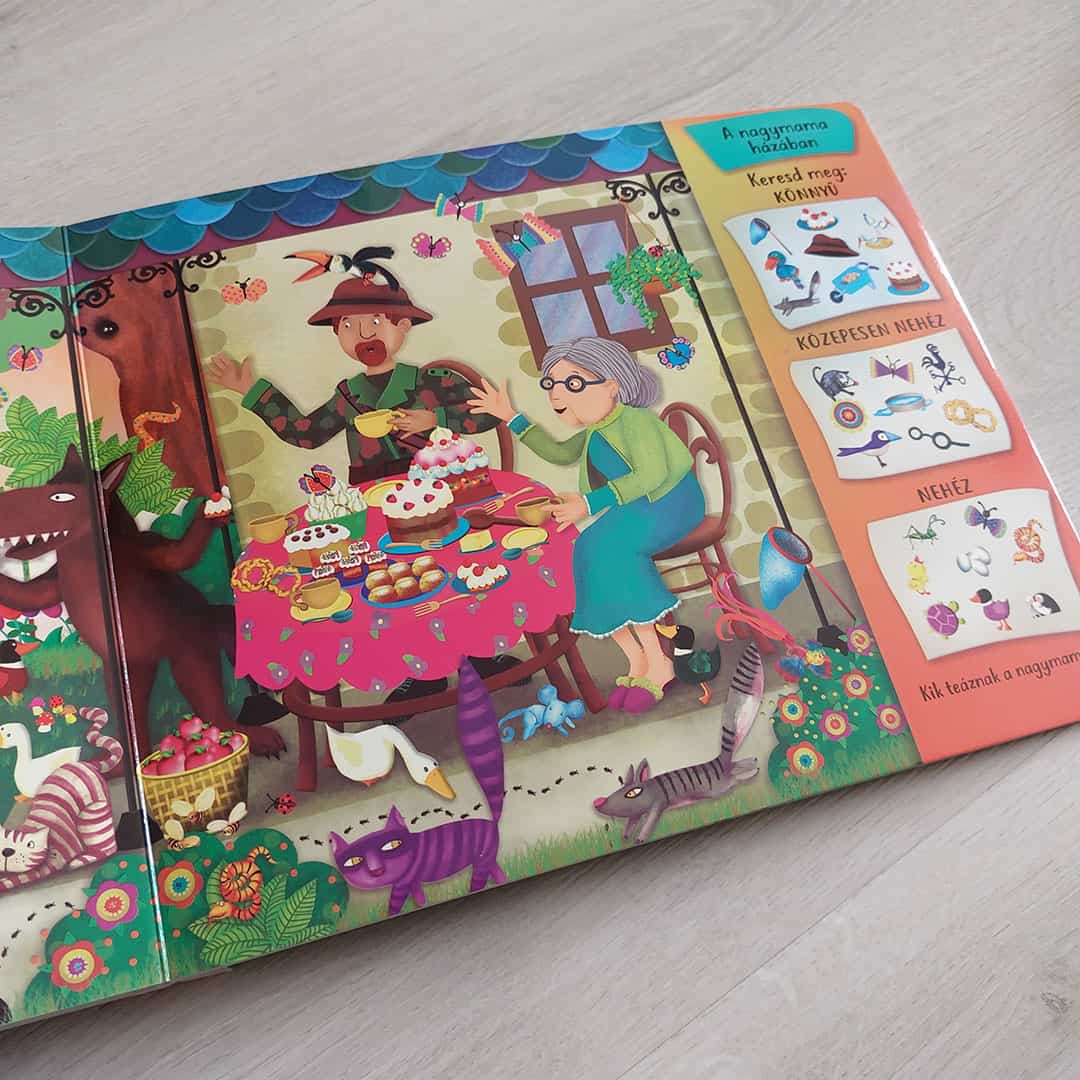 Böngészős mesekönyv ajánló: Piroska és a farkas